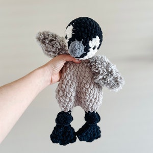 MADE TO ORDER Penguin Snuggler, Penguin Lovey, Penguin Plush, Crochet ...