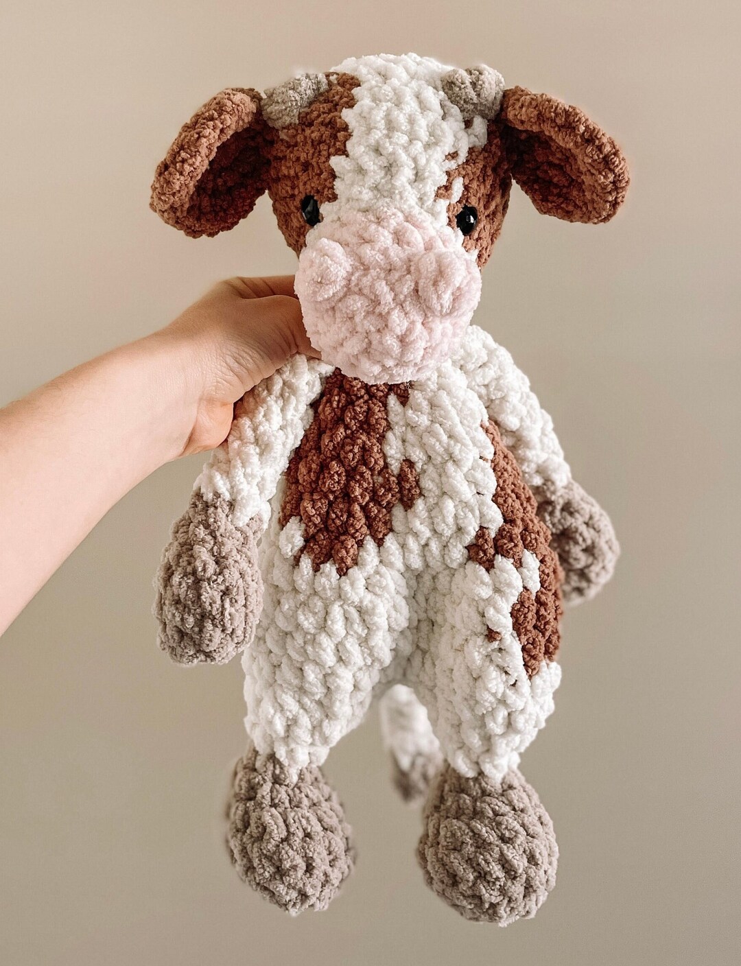 MADE TO ORDER | Cow Snuggler, Cow Stuffie, Cow Stuffed Animal, Plush ...