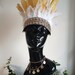 Handmade Yellow Feather Crown Headdress - Etsy