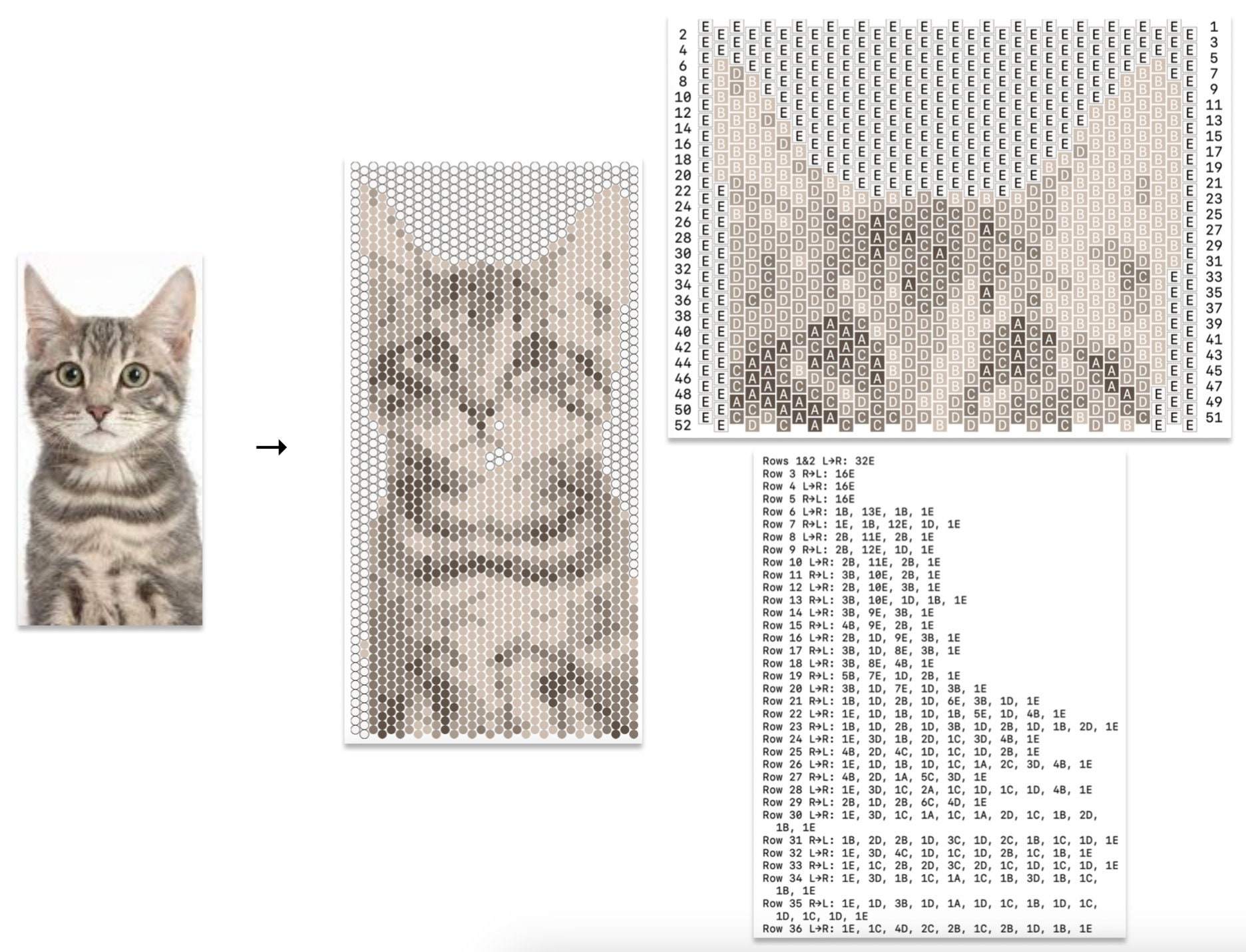 Custom Peyote Bead Patterns - Etsy