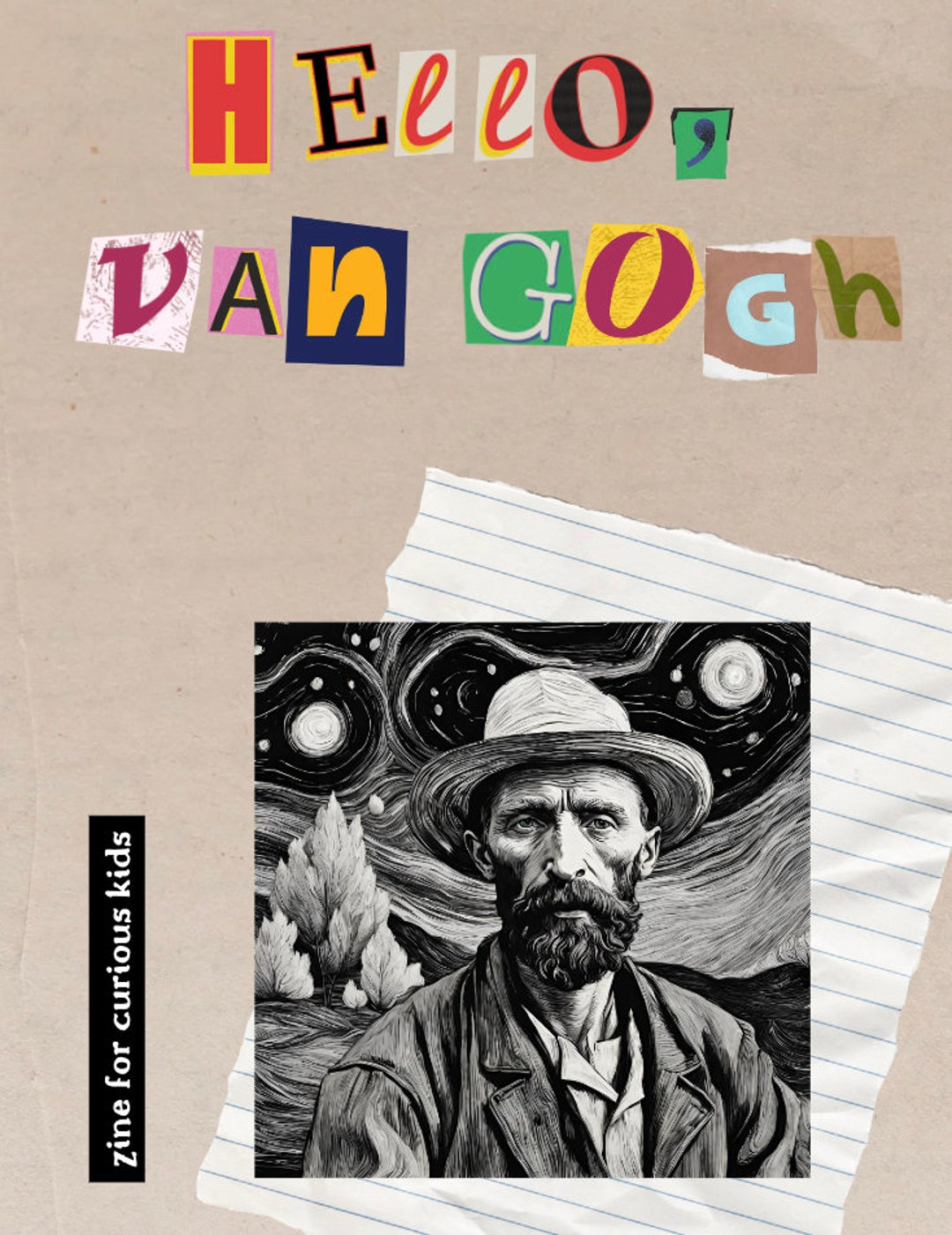 Hello, Van Gogh Zine for Curious Kids - Etsy