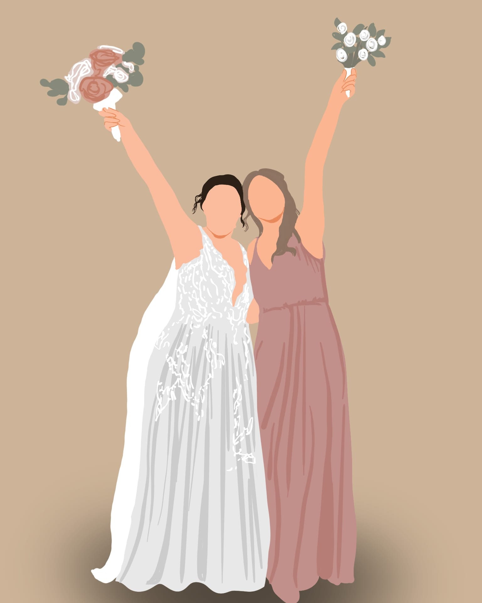 Portrait, Drawing, Personal Drawing, Personal Portrait, Portrait Gift ...