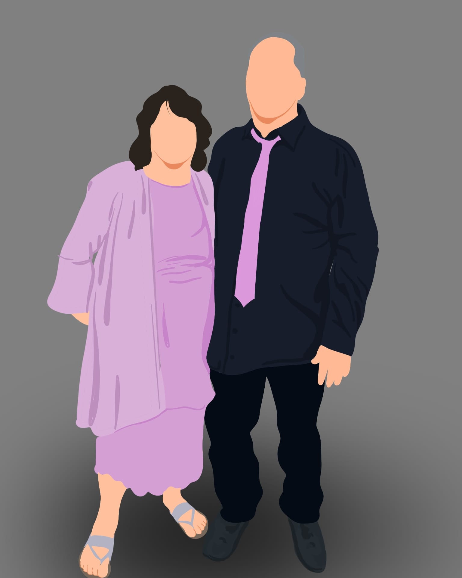 Portrait, Drawing, Personal Drawing, Personal Portrait, Portrait Gift ...