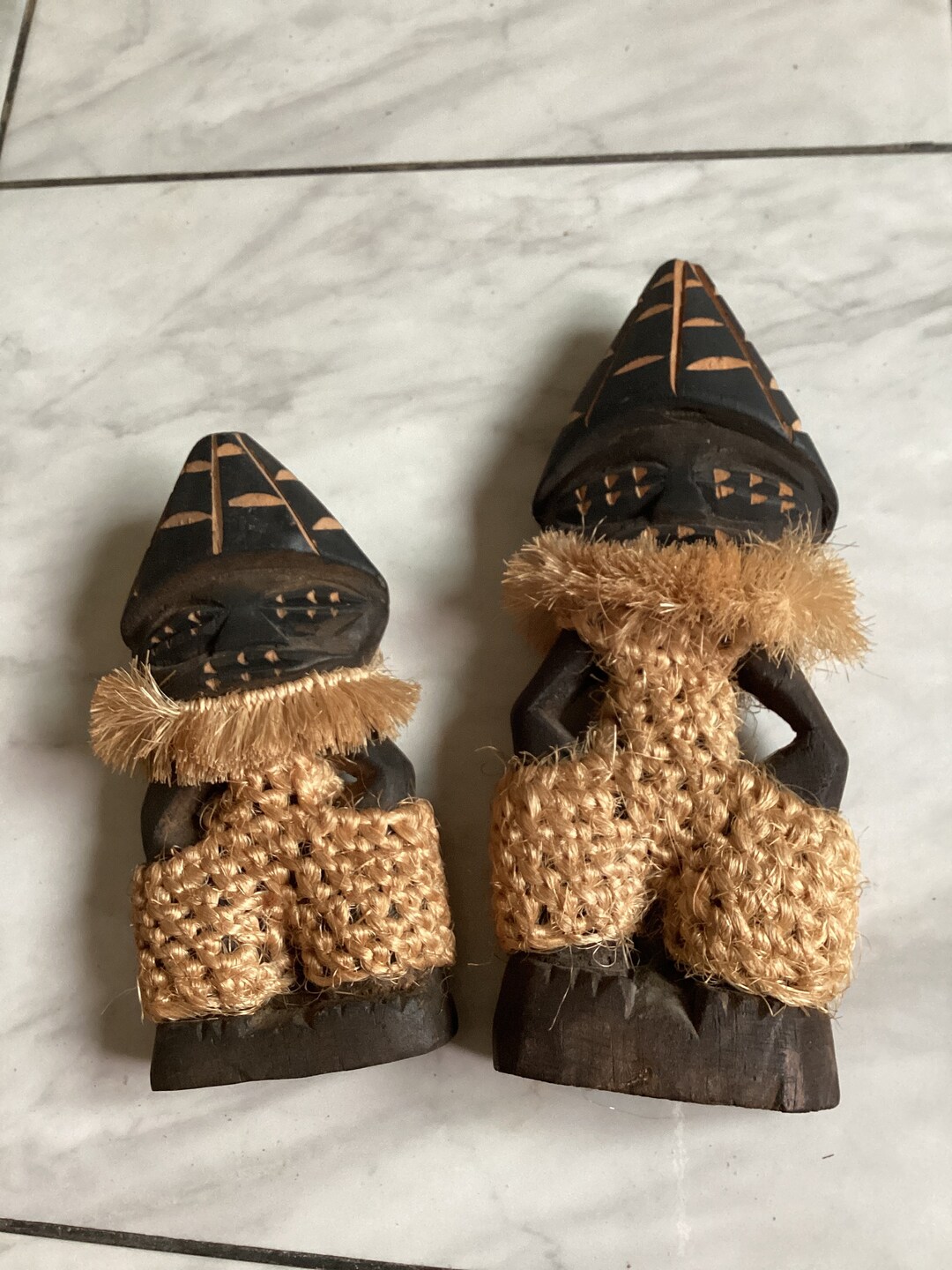 Set African Statue, Sungod, 1980s - Etsy