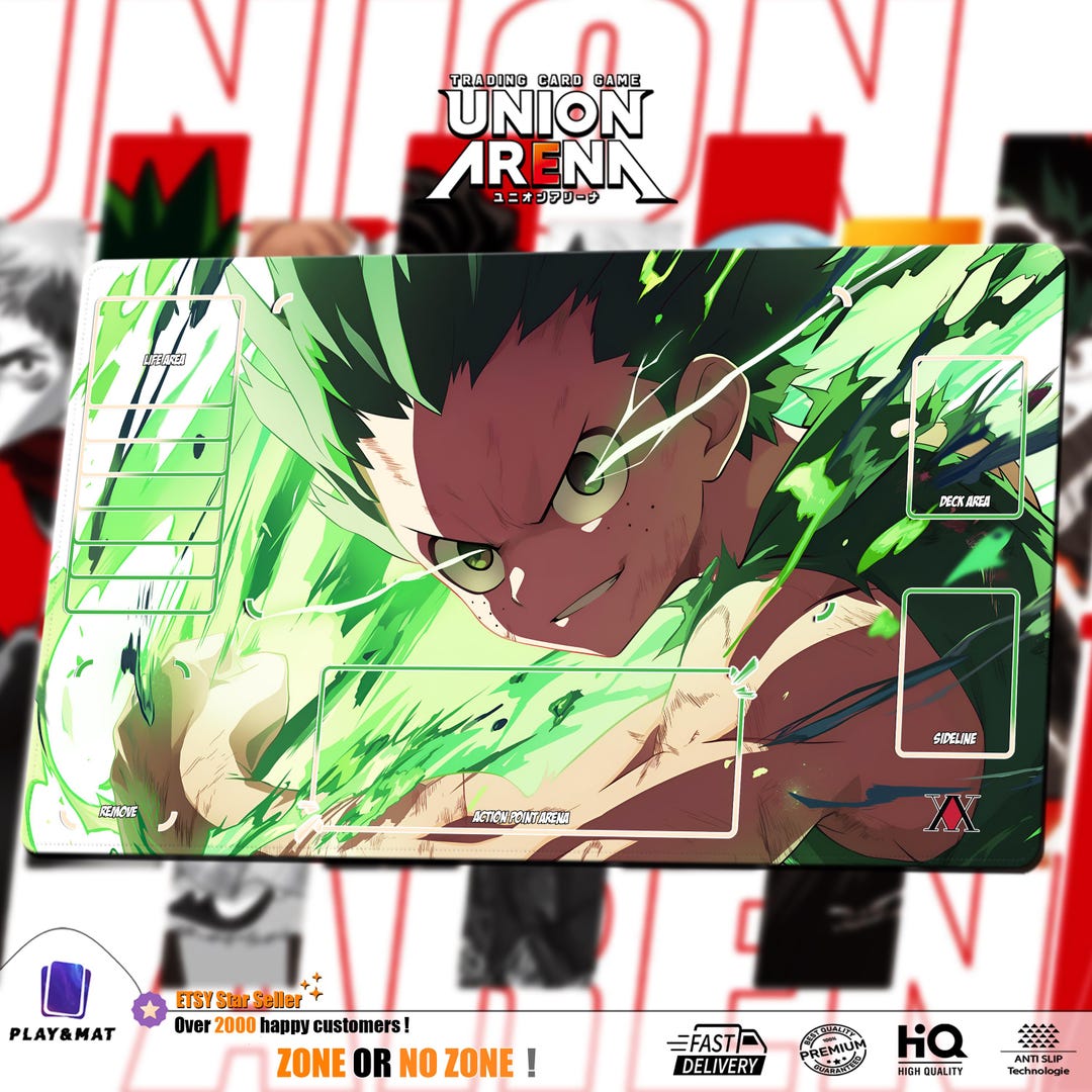 Gon Freecs Playmat TCG for Union ARENA TCG with or Whitout Zones 2414in ...