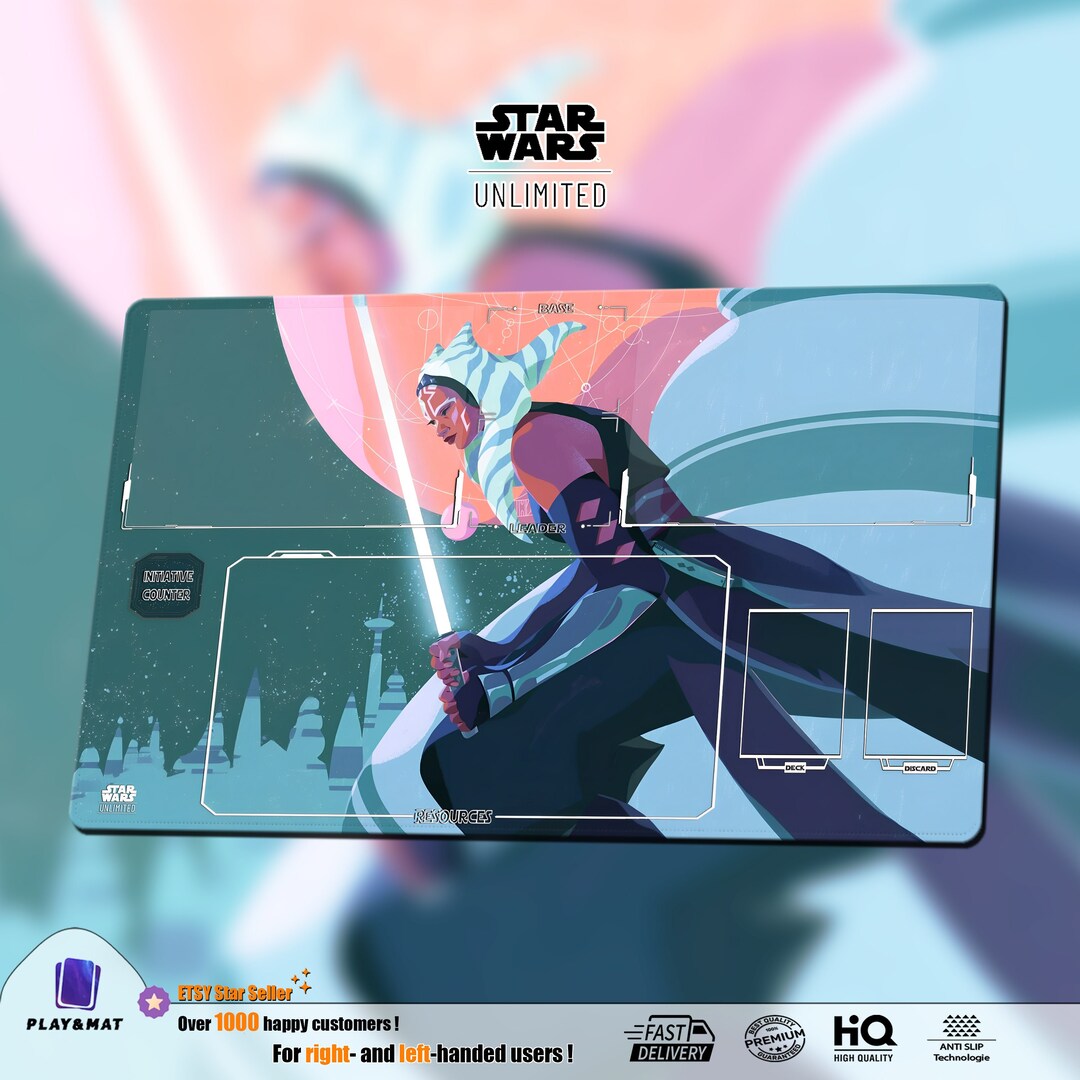Ahsoka | Playmat TCG for SW Unlimited | 24*14po (600*350mm) | 30% off ...