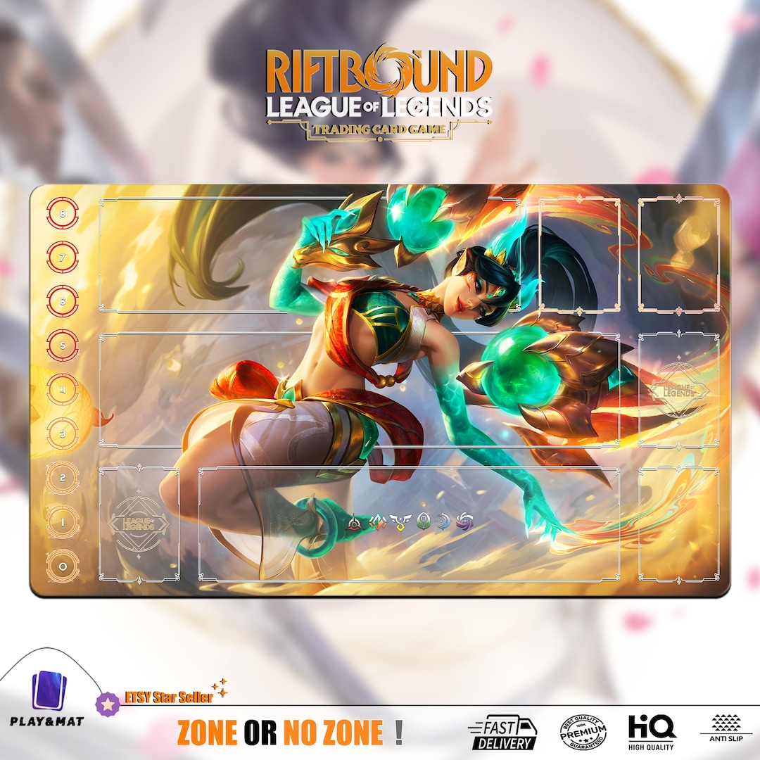 Kai'sa - RIFTBOUND League of Legends TCG Playmat 24"x14"(60x35cm ...