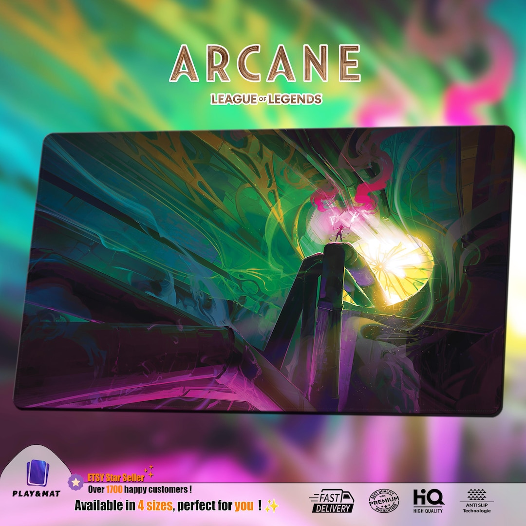 The JINX Call | Mousepad/deskmat Arcane LOL | Available in 4 Sizes ...