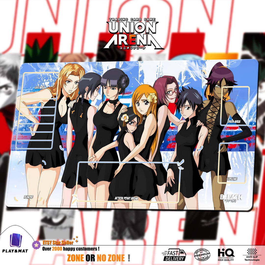 Bleach Girls | Playmat TCG for Union ARENA TCG (with or Whitout Zones ...