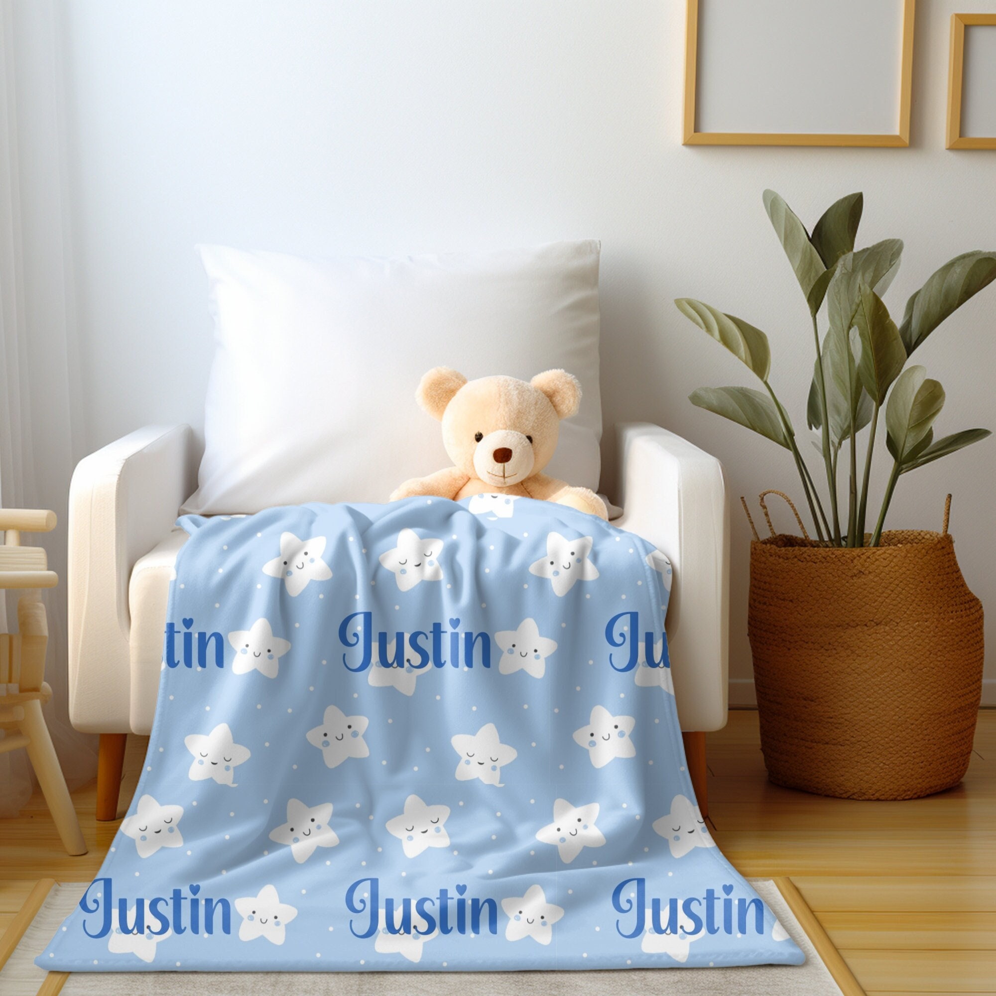 Baby Boy Blanket Gift, Baby Blanket, Baby Throw, Personalized Baby Gift ...