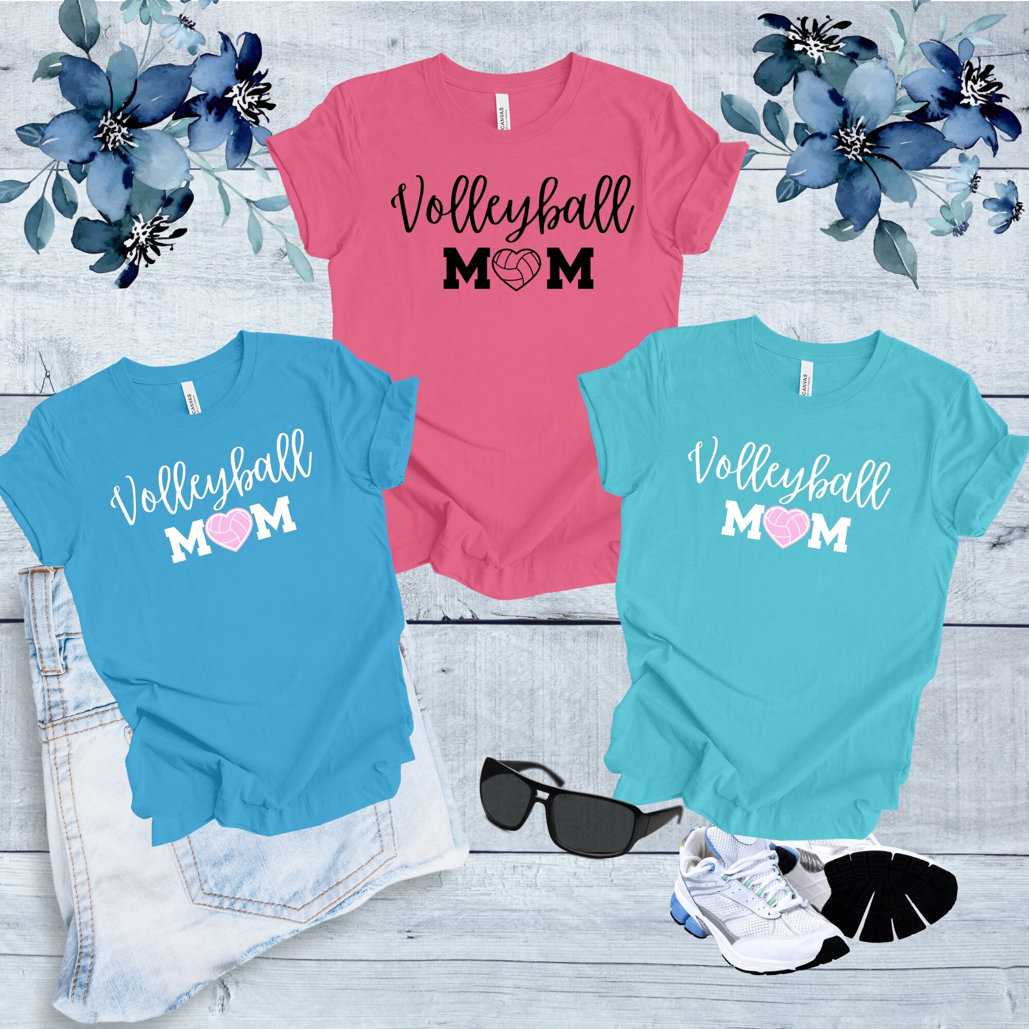 Volleyball Short Sleeve Shirt, Volleyball Mom Tshirt, Volleyball Shirt, Gift for Volleyball Mom ...