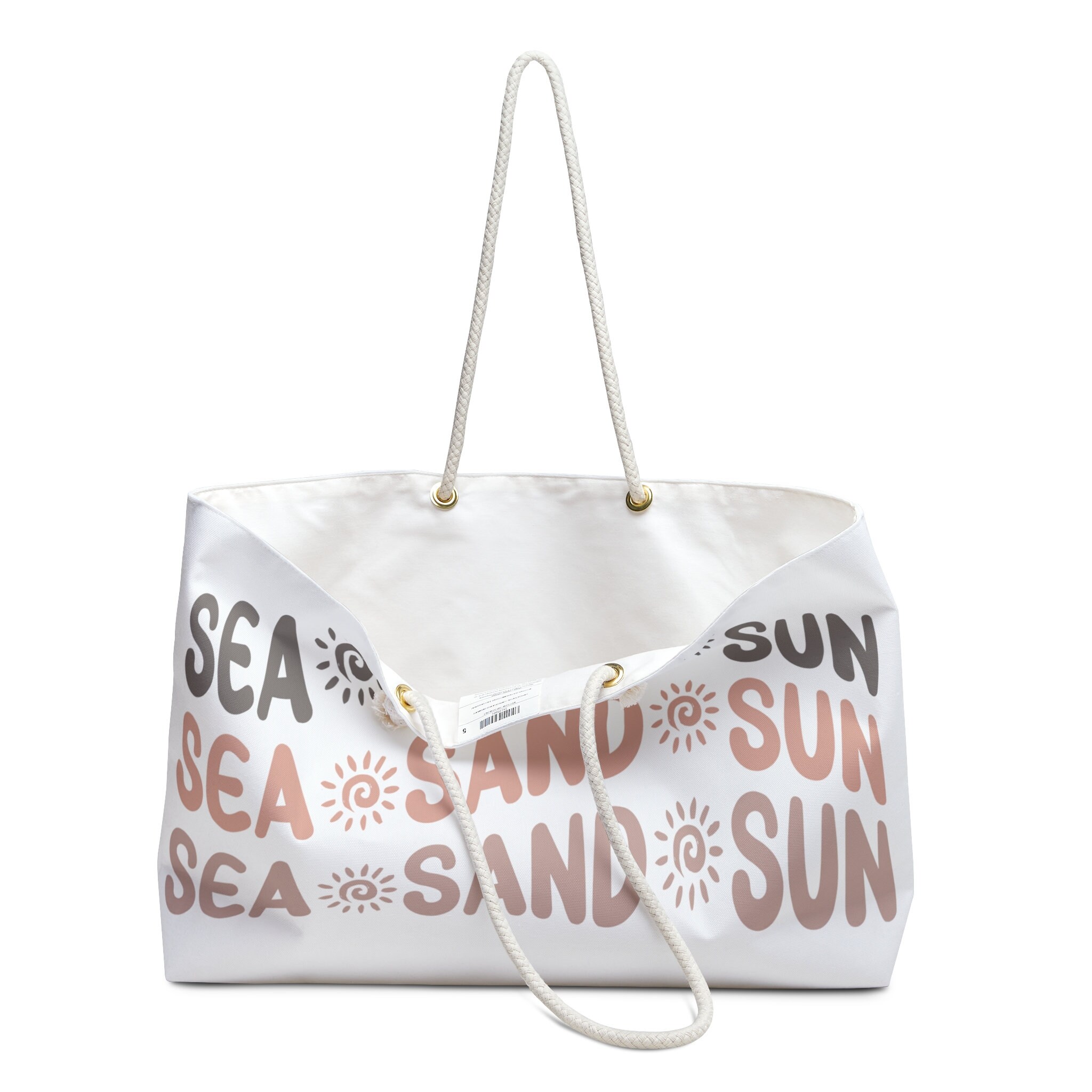 Beach Weekender Bag, Sea Sand Sun Beach Bag, Overnight Tote, - Etsy