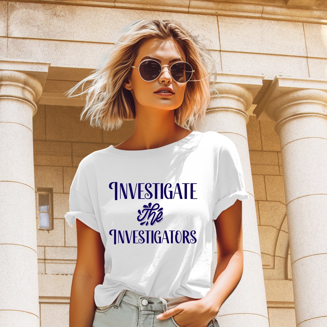 Investigate the Investigators Tshirt, Custom Shirt, Justice for Officer ...