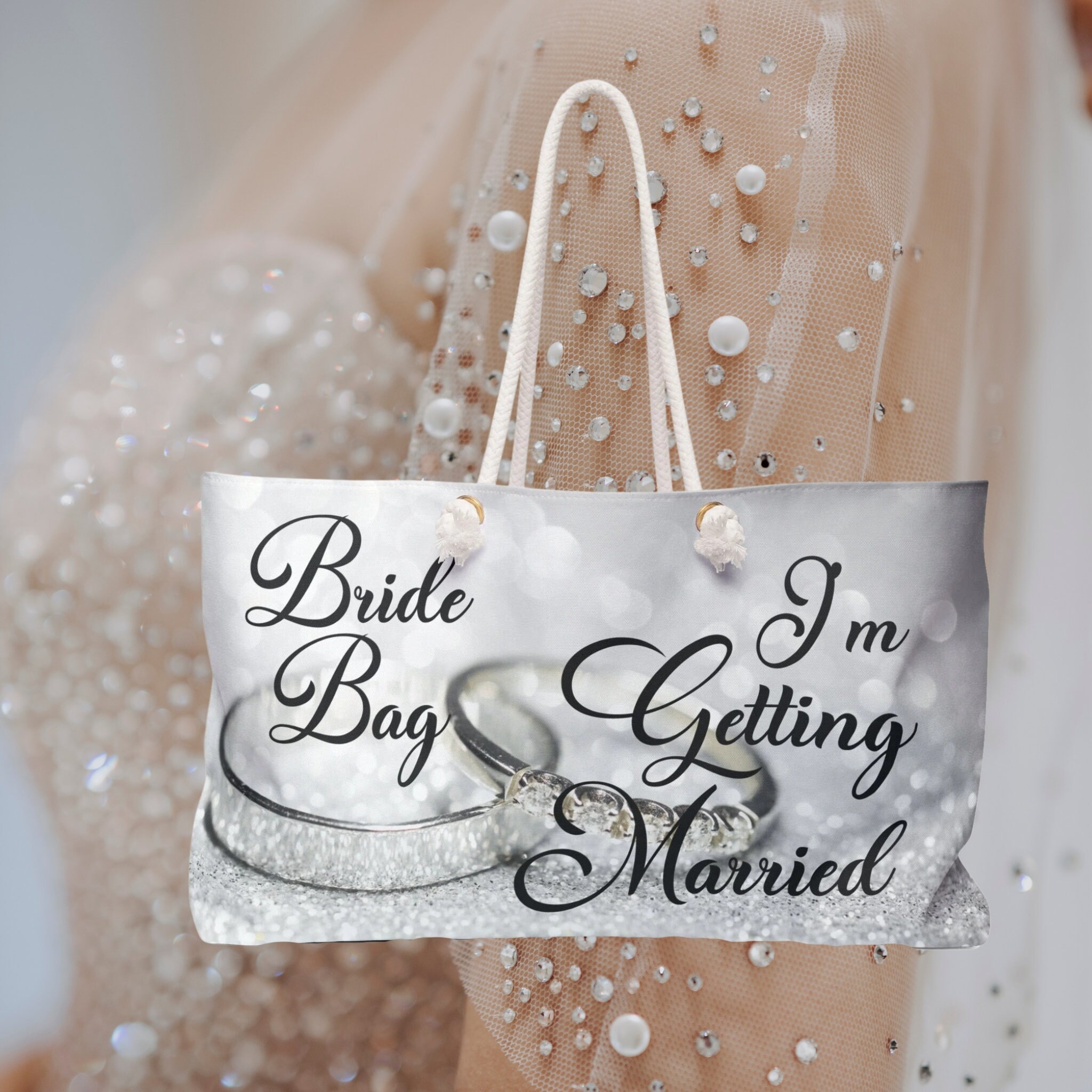 Bride to Be Weekender Bag: Bachelorette Party Travel Tote - Etsy