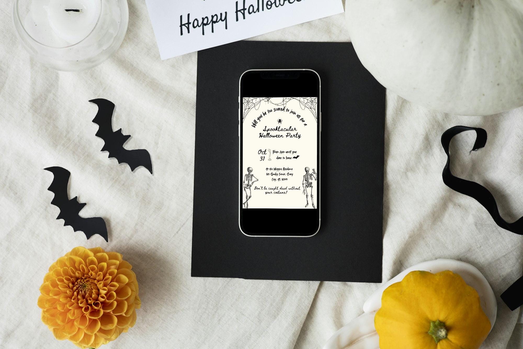 Editable Halloween Party Invitation Printable/e-invite - Etsy