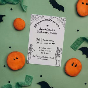 Editable Halloween Party Invitation Printable/e-invite - Etsy