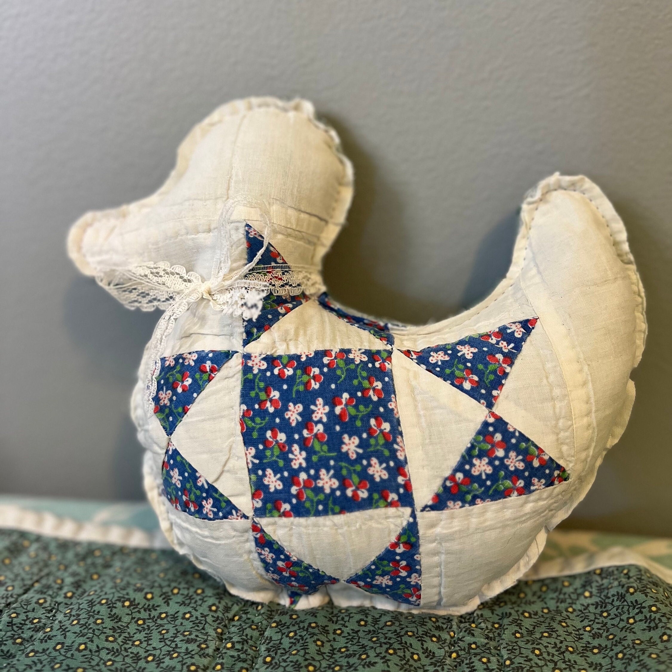 Daisy and Dewey Stuffed Toy Ducks Made From a Vintage, Upcycled Hand ...