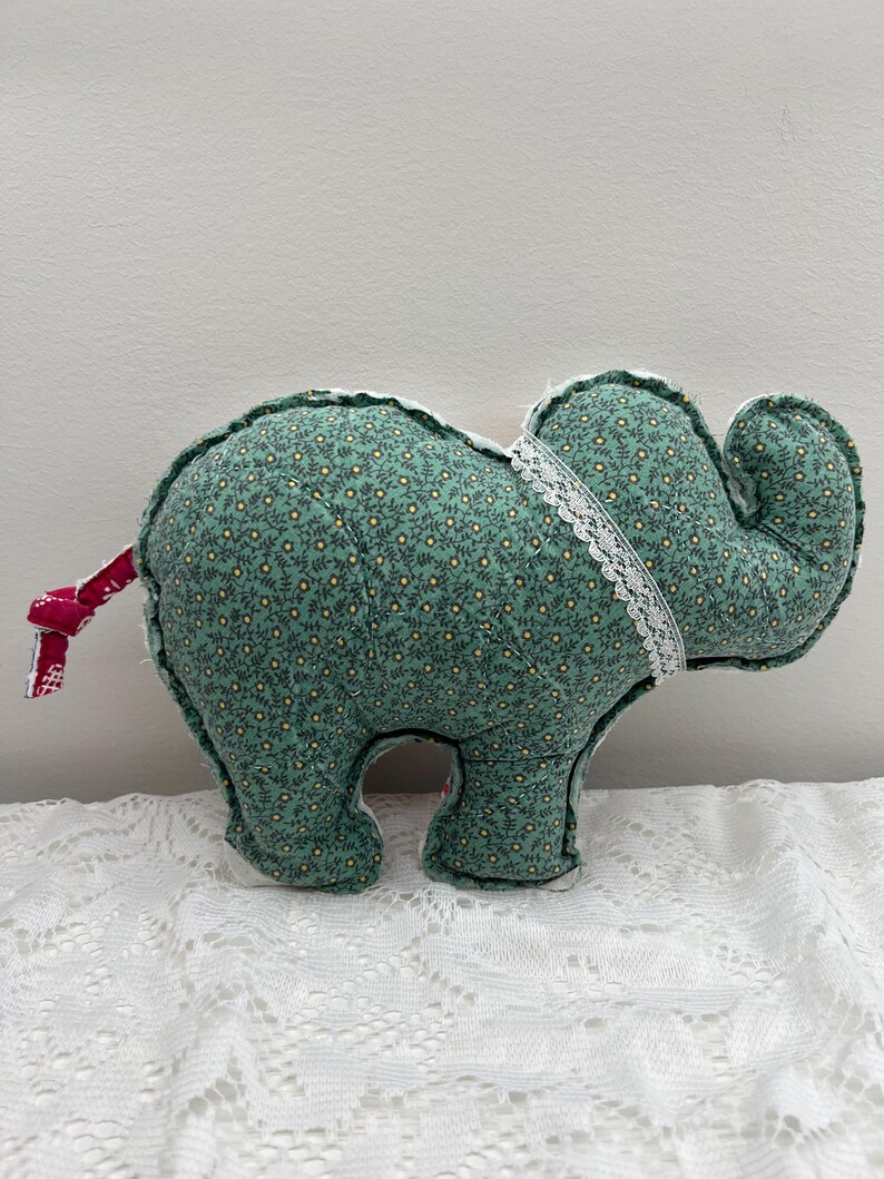 Wanda, Willie & Wallace Stuffed Toy Elephant Made From Vintage ...