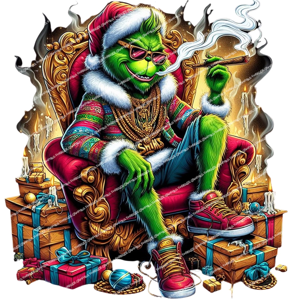 The Grinch Smoke - Etsy