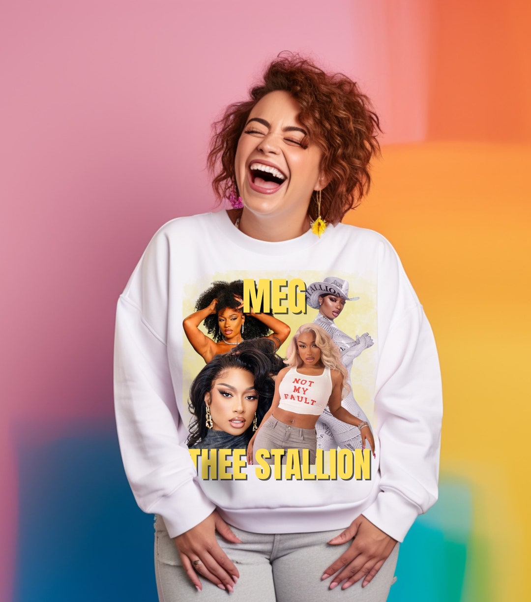 Megan Thee Stallion Crewneck Sweatshirt, Meg Thee Stallion Gift, Rapper ...