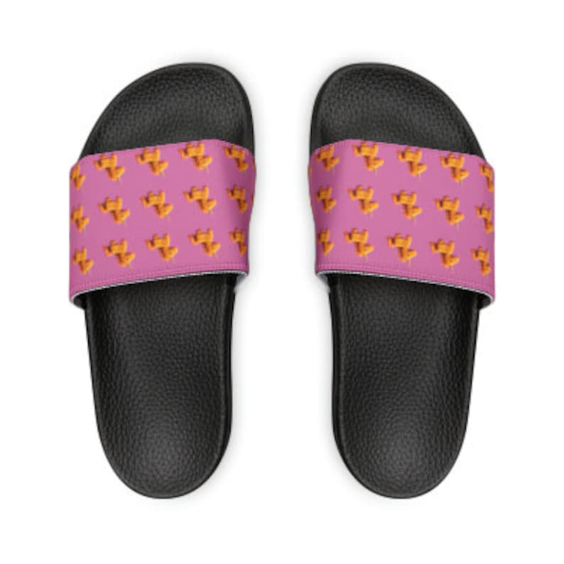 Dino Nugget Grid Print Slide Sandals for Kids: Step Into Prehistoric ...
