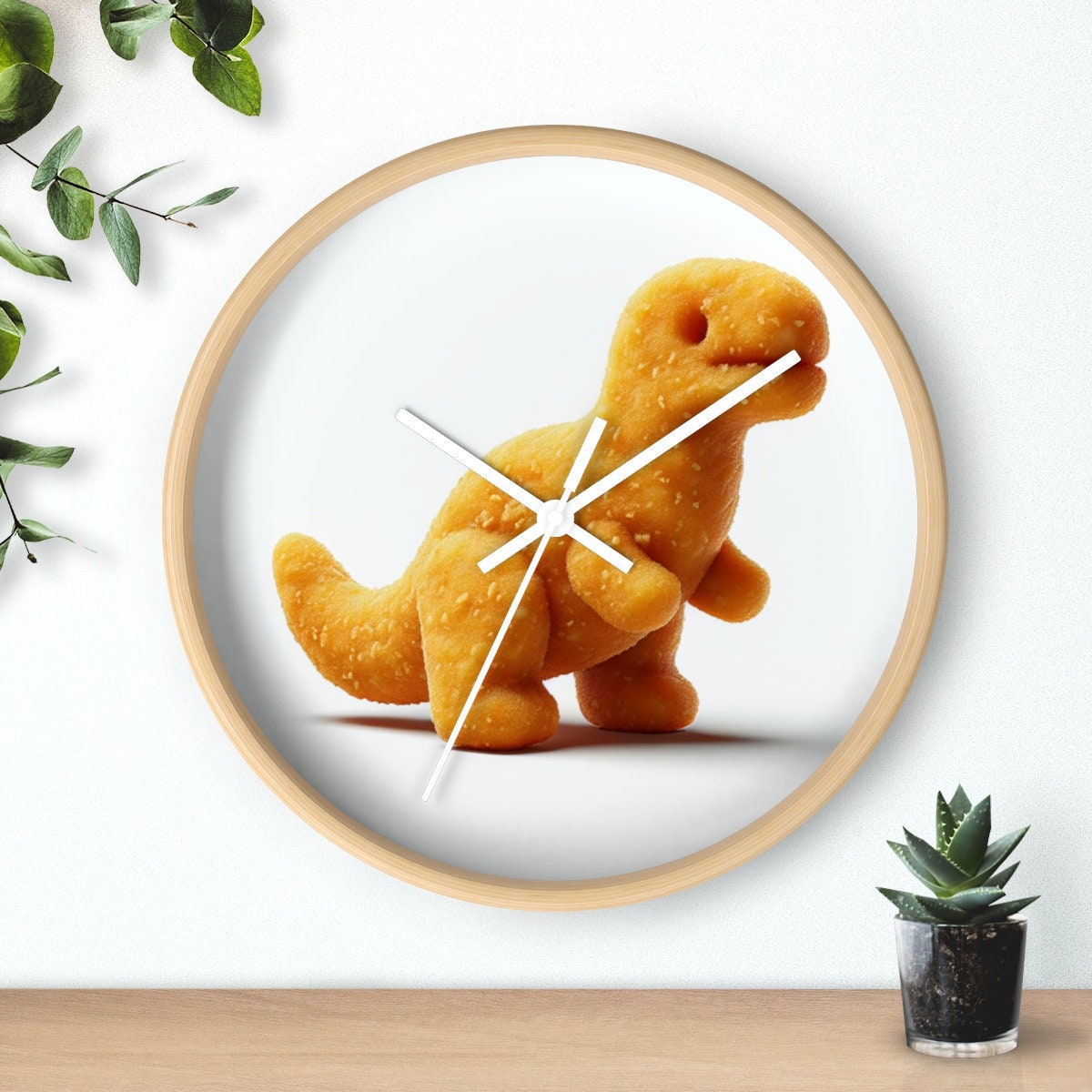 Jurassic Fun Dino Nugget Wall Clock: Time to Roar! - Etsy