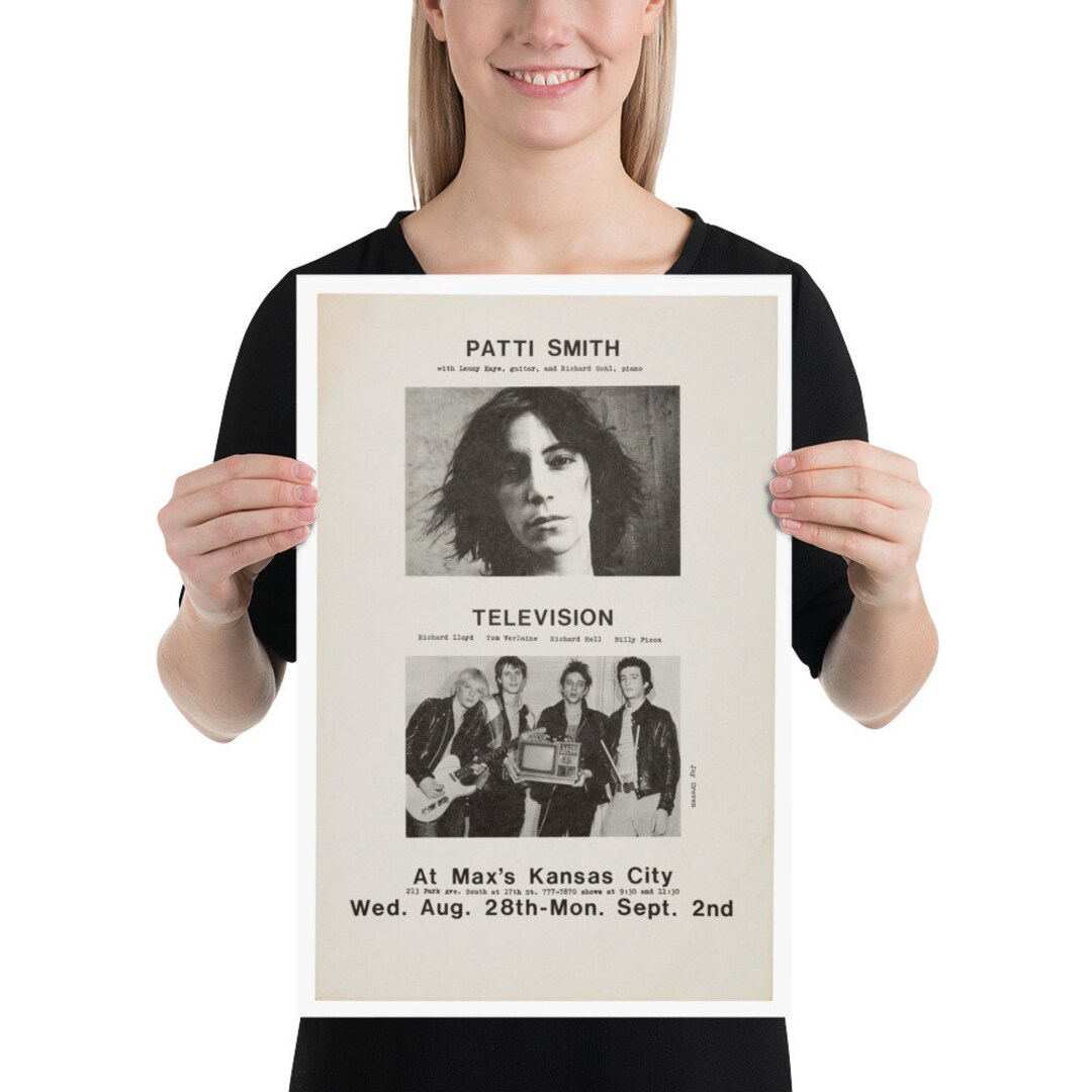 Patti Smith and Television Punk Poster - Etsy