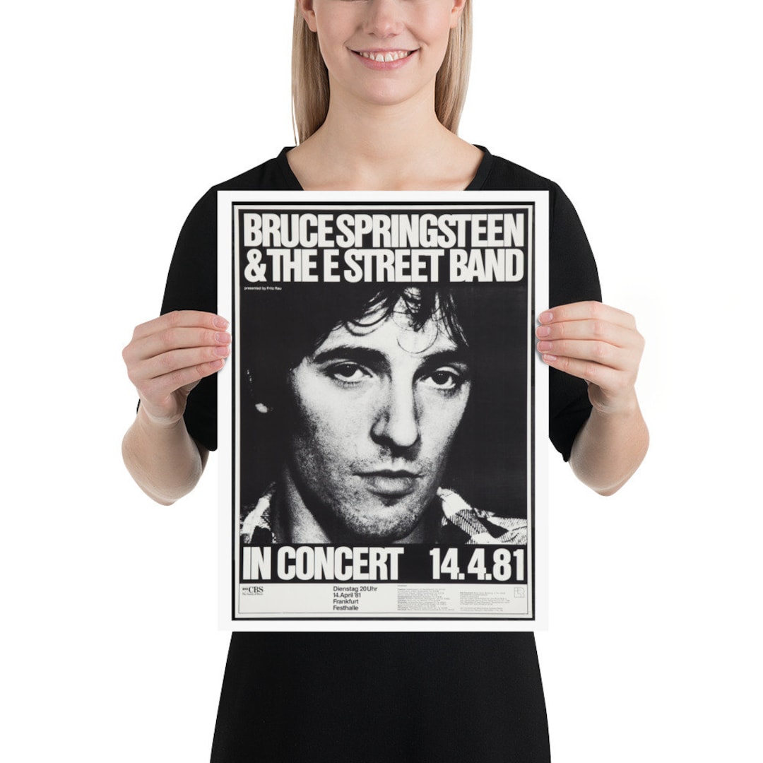 Bruce Springsteen 1981 Concert Poster - Etsy
