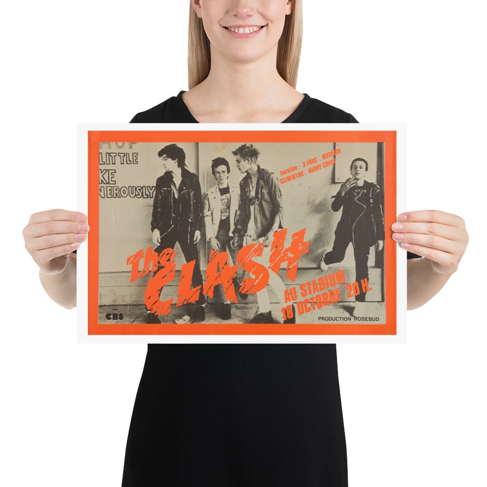 The Clash Tour Poster - Etsy