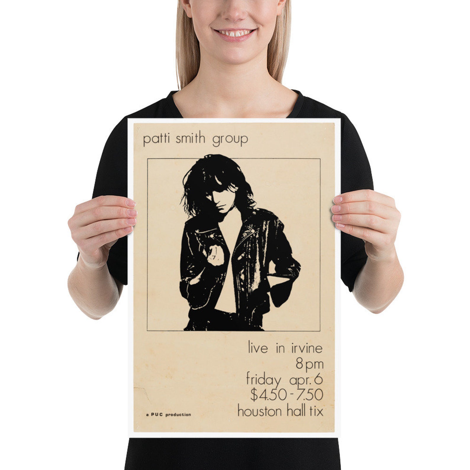 Patti Smith Group Concert Poster - Etsy
