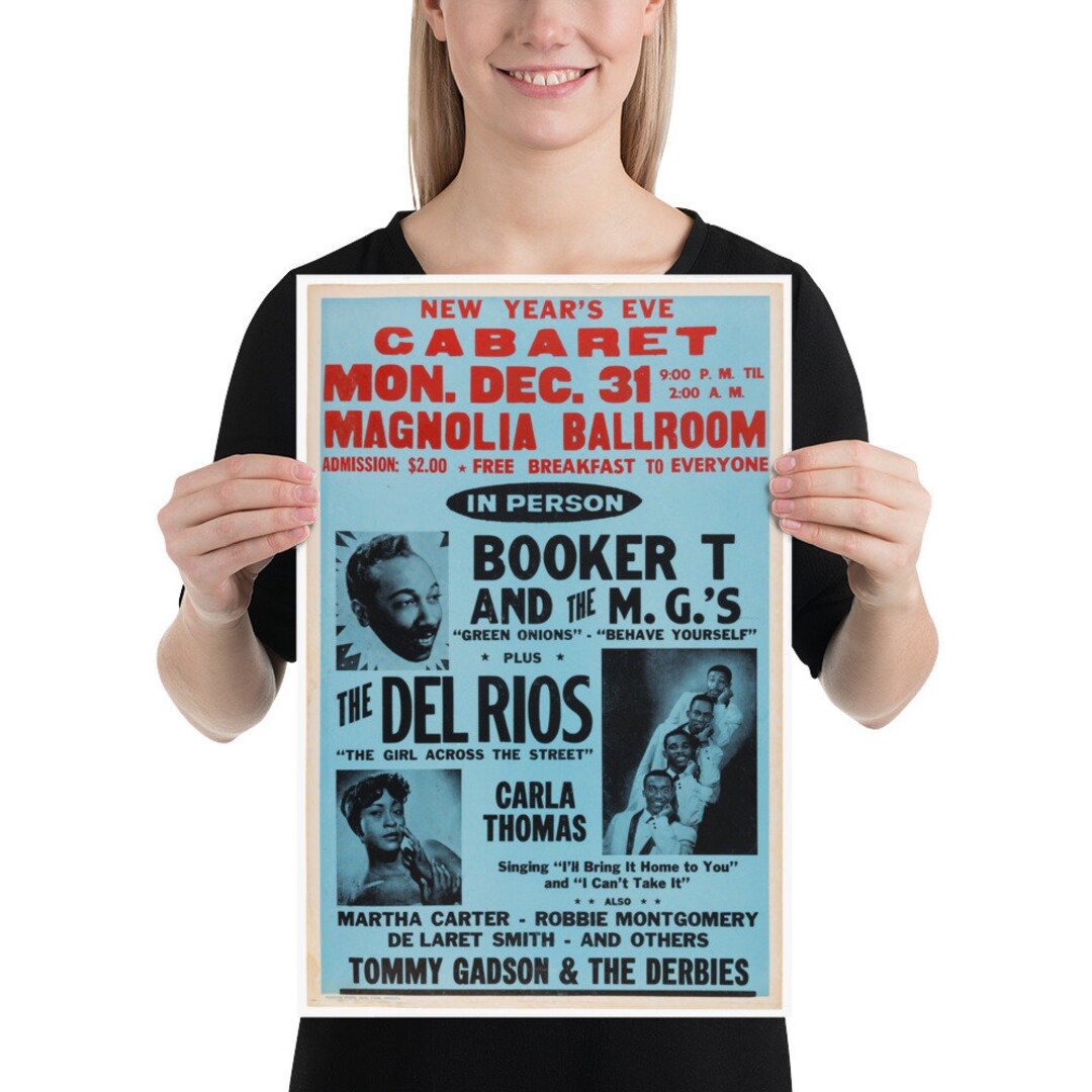 Booker T. and the Mgs Stax Concert Poster - Etsy