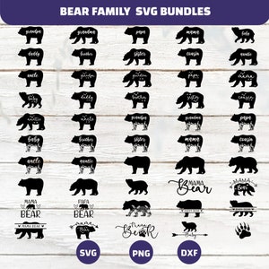 Bear Family Clipart Collection Mama, Papa, Brother, Sister Bear ...
