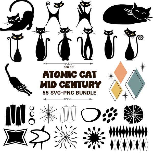 Atomic Cat - Etsy