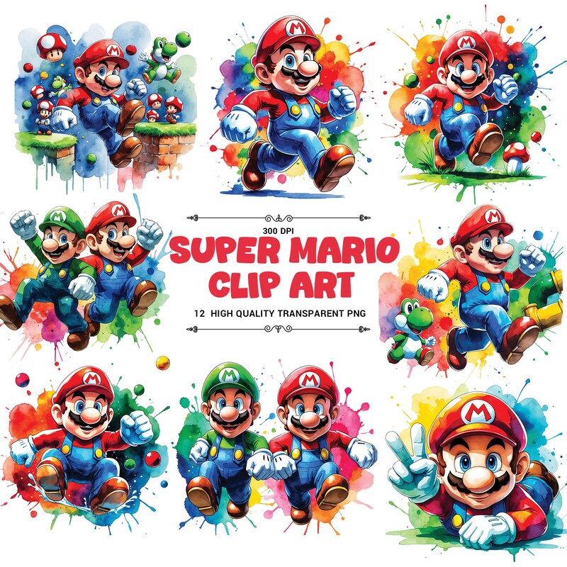 Super Mario Print - Etsy