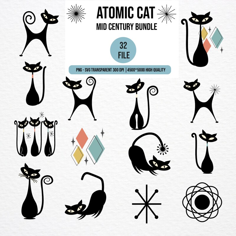 Atomic Cat - Etsy