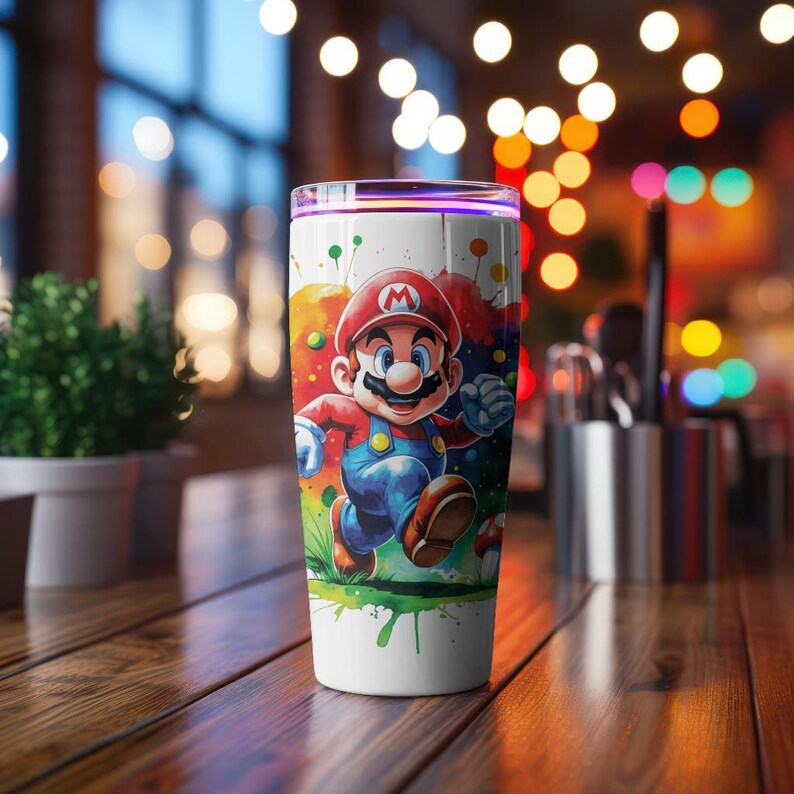 Super Mario Graphic - 12 PNG Watercolor Designs for T-shirts ...