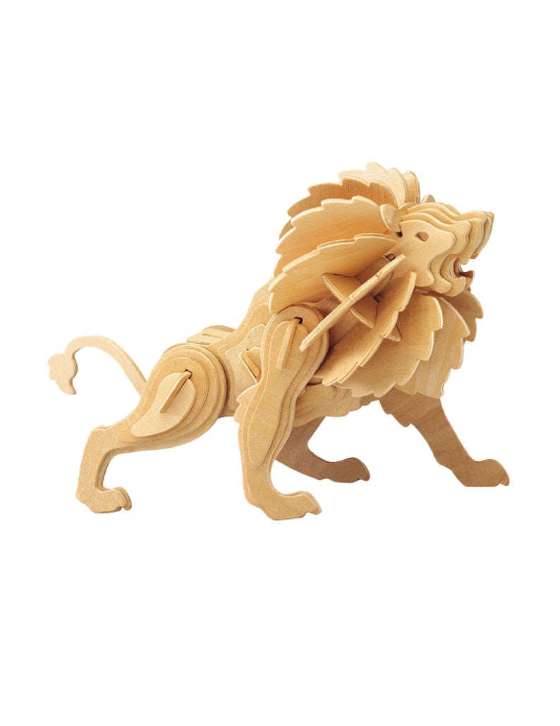 7 Animal Wall Decor Wooden SVG DXF 3D Puzzles Bundle for Cutting ...