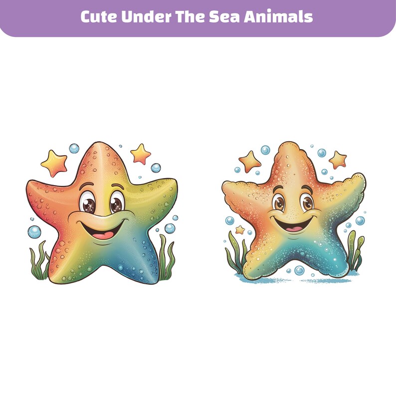 Watercolor Clipart PNG, Commercial Use, 18 Undersea Clipart Bundle ...