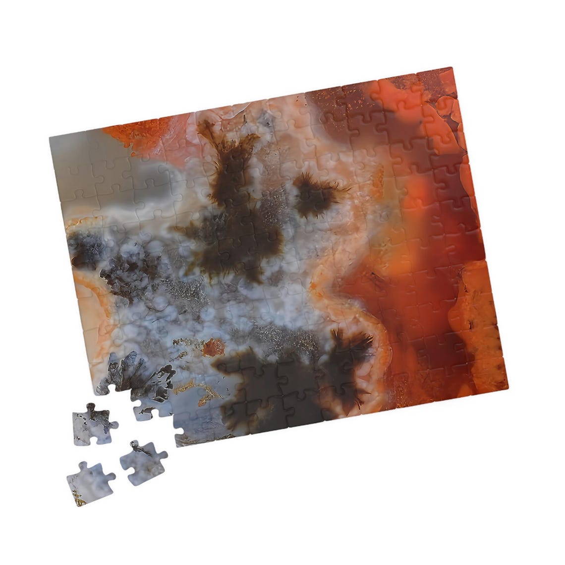 Texas Plume Agate Puzzle - Etsy