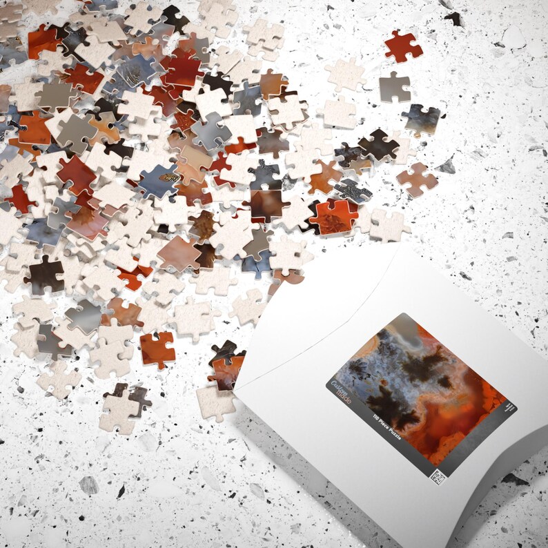 Texas Plume Agate Puzzle - Etsy