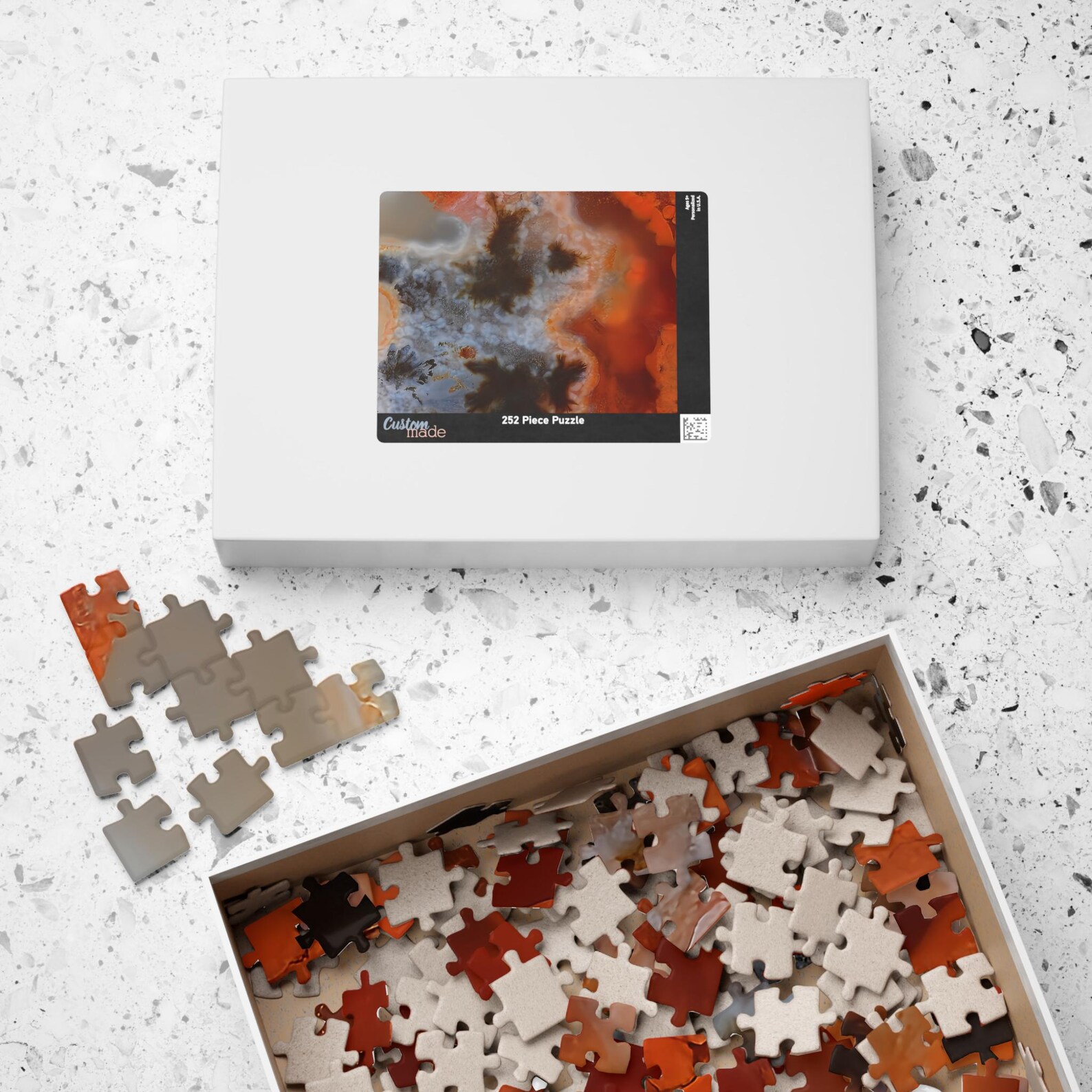 Texas Plume Agate Puzzle - Etsy