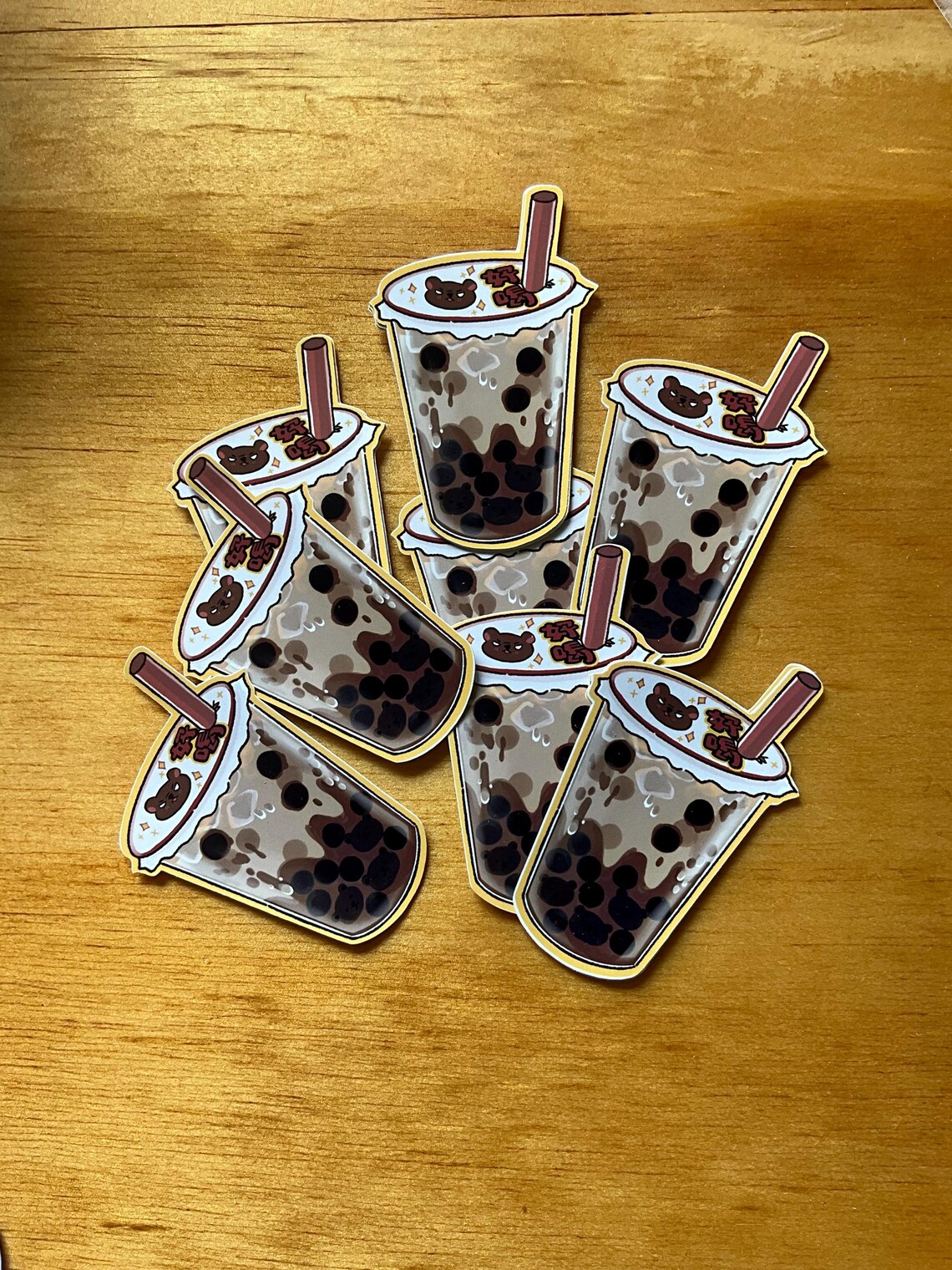 Boba Milk Tea - Sticker Set - Cute Decal/bumpersticker/stickers - Etsy