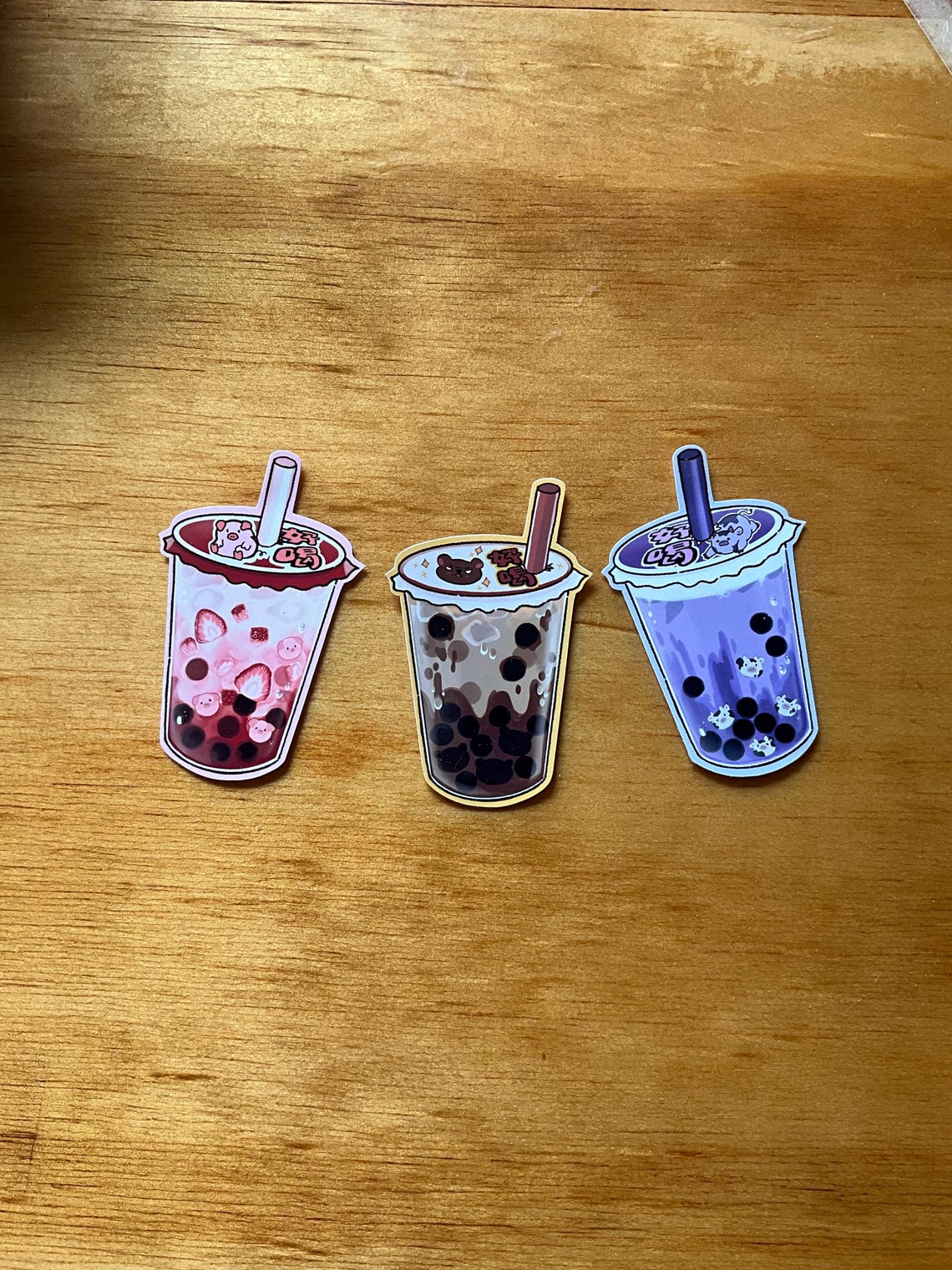 Boba Milk Tea - Sticker Set - Cute Decal/bumpersticker/stickers - Etsy