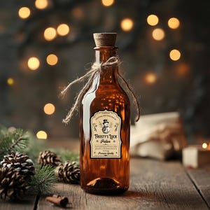Christmas Potion Labels, Christmas Apothecary Labels, Magic Potion ...