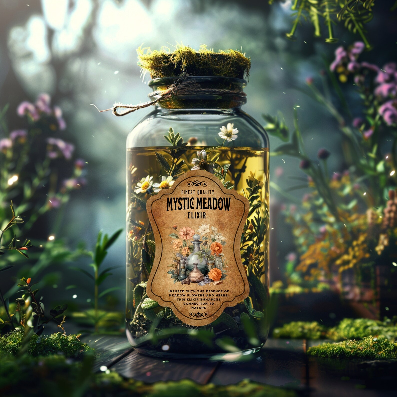 Herbal Potion Labels Printable, Herbal Apothecary Labels, Herbs Potion ...