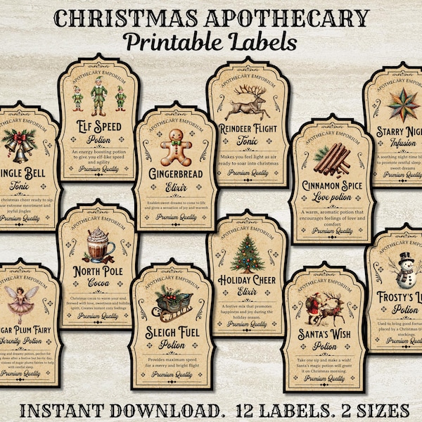 Christmas Potions - Etsy