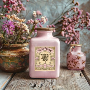 Fairy Labels,vintage Fairy Printable Labels,fairy Apothecary Jar Labels ...