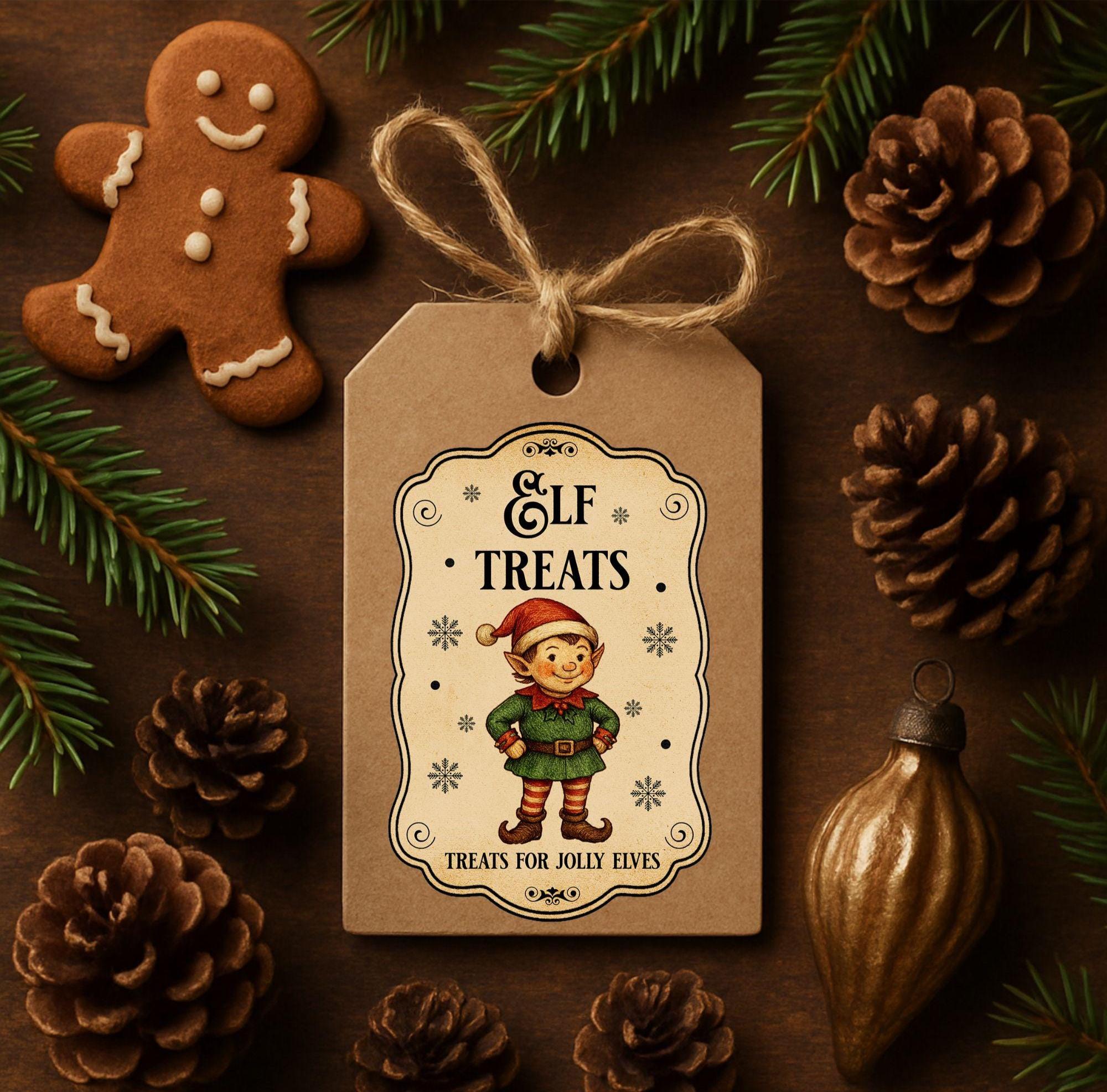 Vintage Christmas Labels Printable, Christmas Potion Labels, Vintage ...