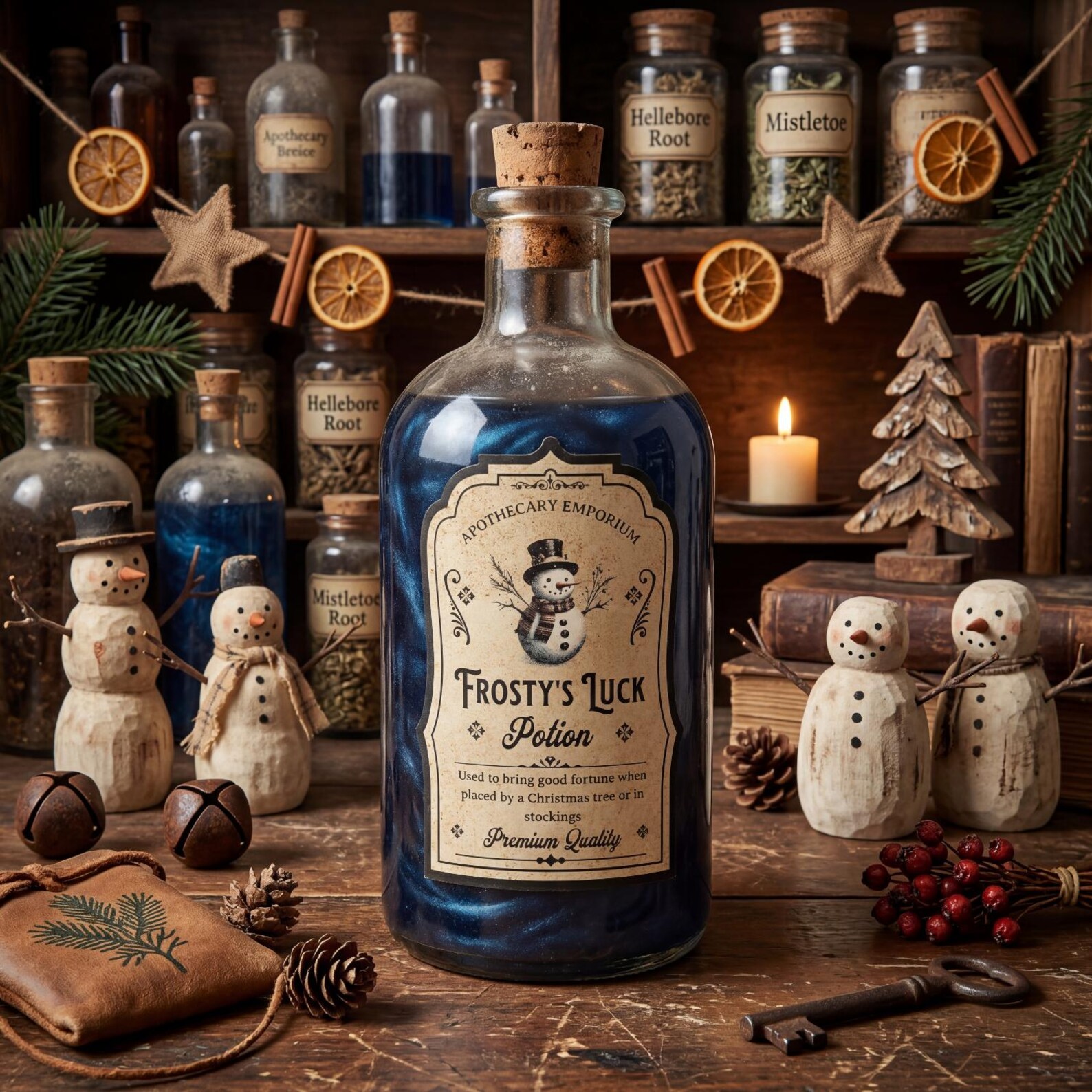 Christmas Potion Labels, Christmas Apothecary Labels, Magic Potion ...