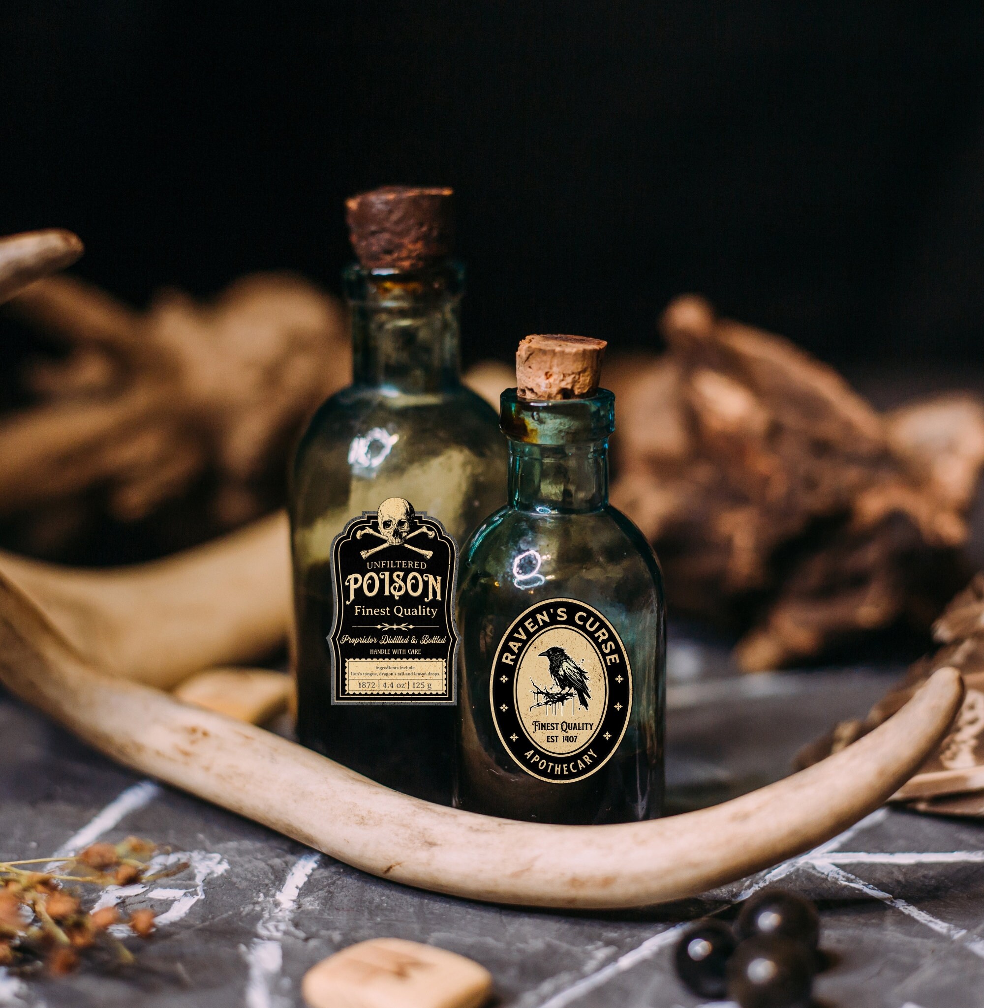 Potion Labels Digital,potion Labels Printable,halloween Potion Labels ...